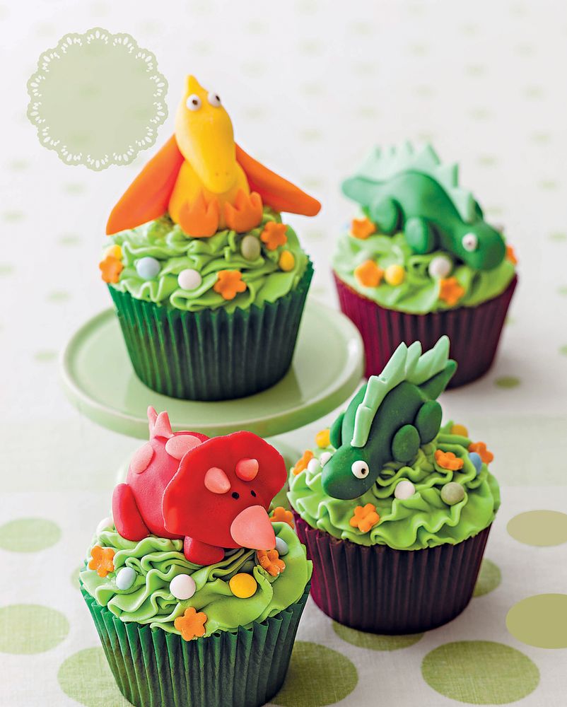Tropical Dinosaurs from Cupcakes for Kids by Rosie Anness and Cortina ...