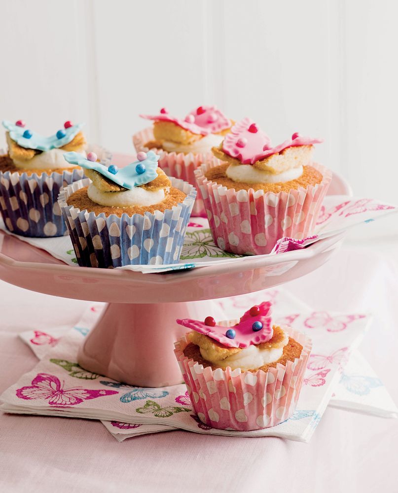 Flutterby Butterfly Cakes from Cupcakes for Kids by Rosie Anness and ...