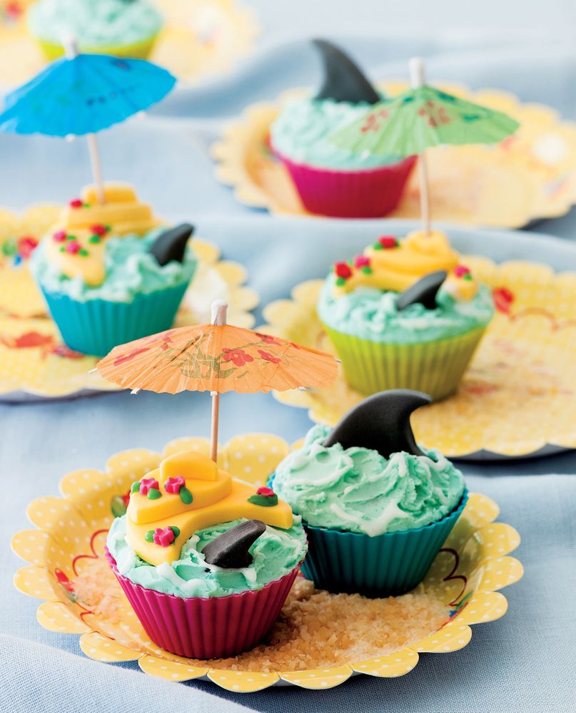 Desert Island Cupcakes from Cupcakes for Kids by Rosie Anness and ...