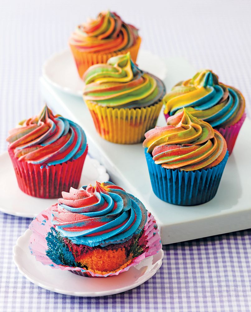 Rainbow Magic Cupcakes from Cupcakes for Kids by Rosie Anness and ...