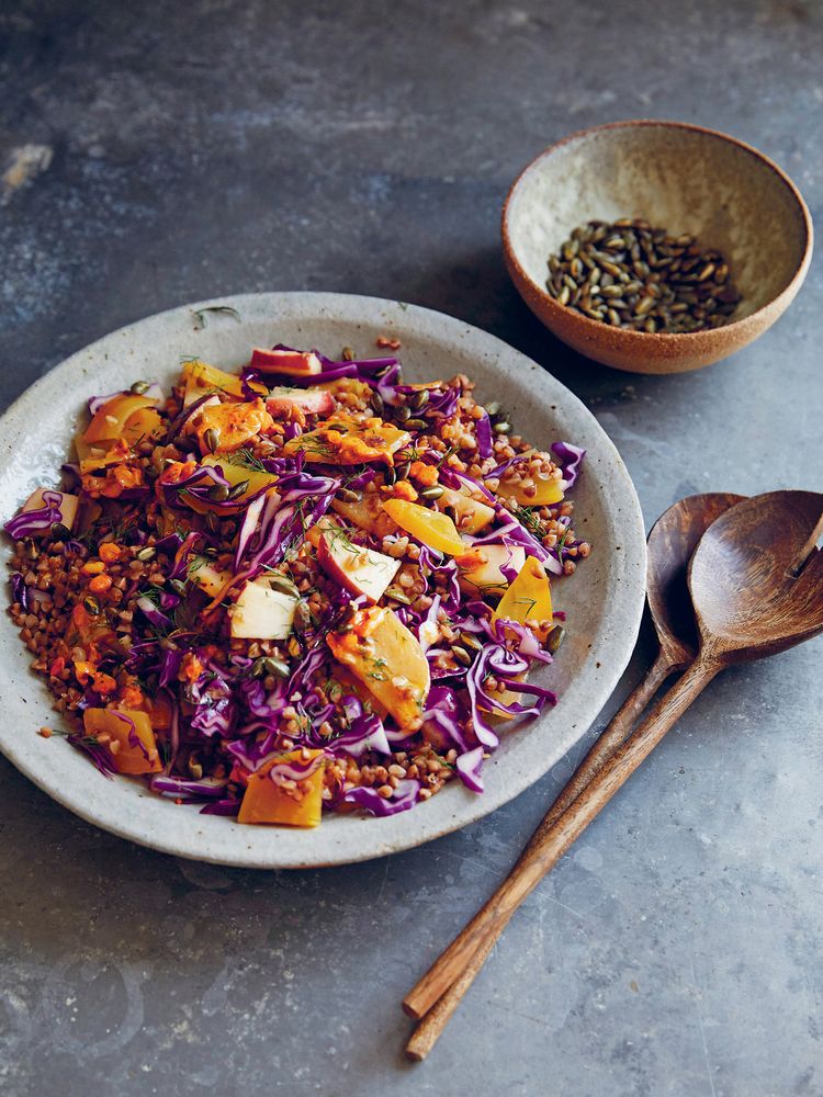 Roasted Buckwheat Salad with Sea Buckthorn Dressing from Amber & Rye: A ...