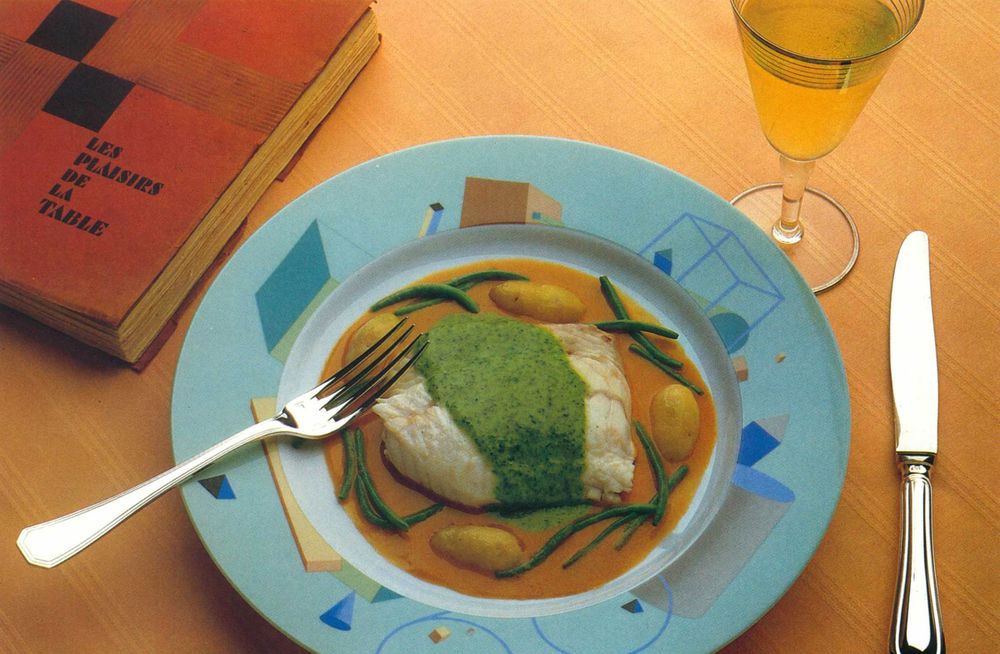 Poached Turbot with Lobster from Jeremiah Tower's New American Classics ...