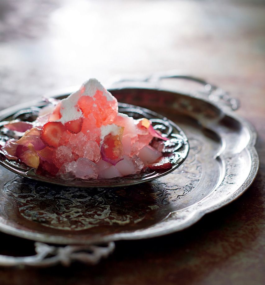 Strawberry and Rose Snow Cone from Anatolia: Adventures in Turkish ...