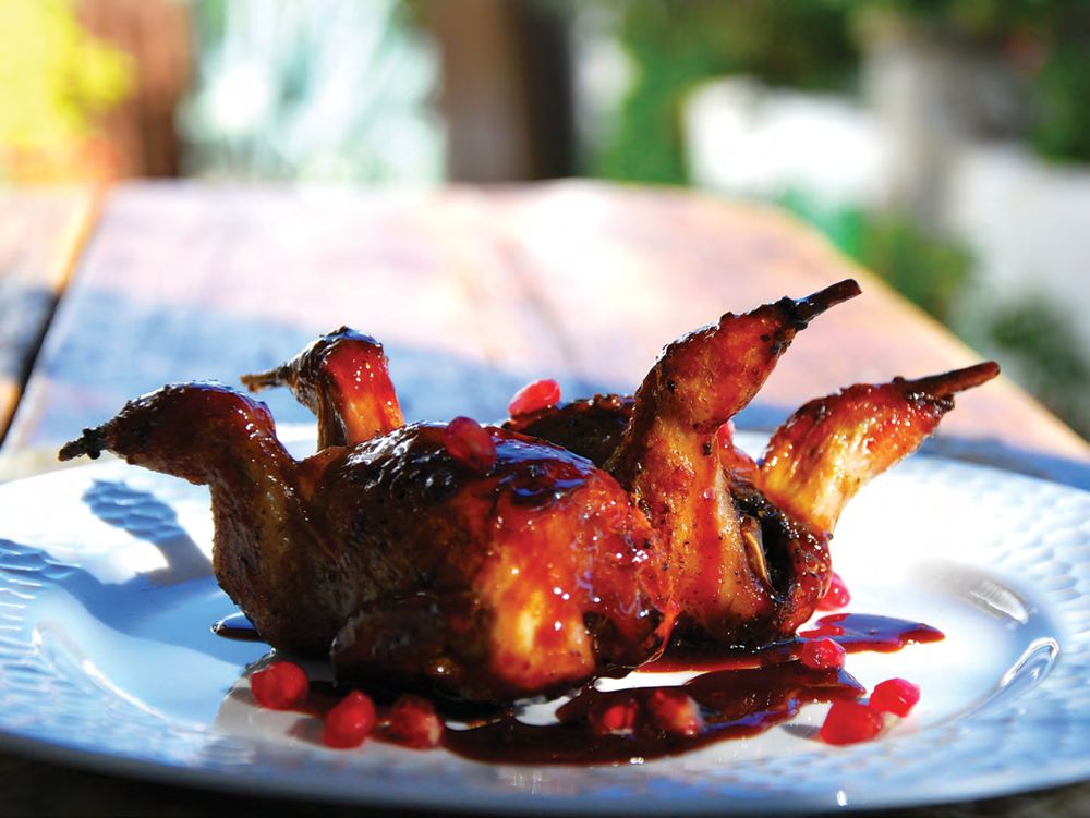 Quail in pomegranate sauce from Andaluz: A Food Journey Through ...