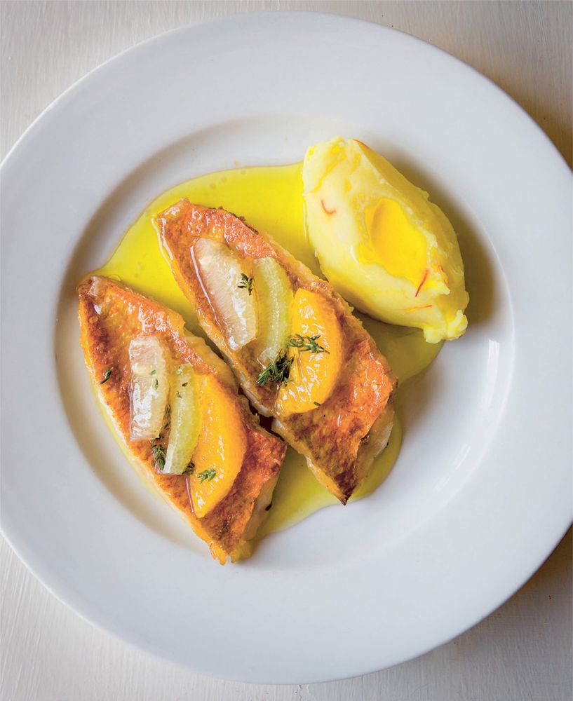 Red Mullet with Citrus Fruits and Olive Oil from A Long and Messy ...