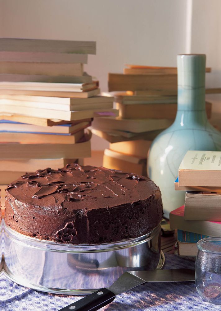 Chocolate Cake with Icing from Apples for Jam by Tessa Kiros