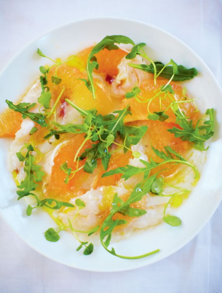Gennaro Contaldo’s Carpaccio Di Branzino Con Pompelmo Rosa from Around ...