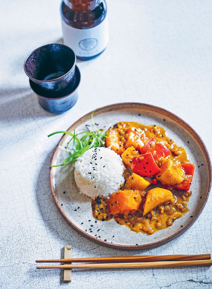 Japanese Vegetable Miso Curry from My Asian Kitchen by Jennifer Joyce