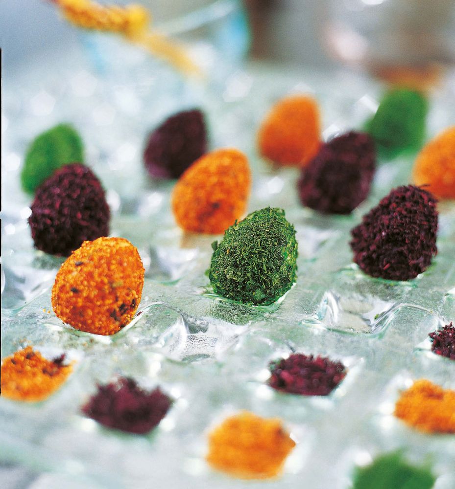 Rainbow quail eggs from Asian Tapas: Small Bites, Big Flavors by ...