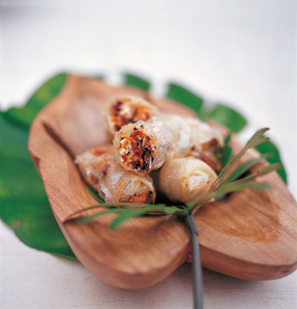 Vegetarian rice paper spring rolls from Asian Tapas: Small Bites, Big ...