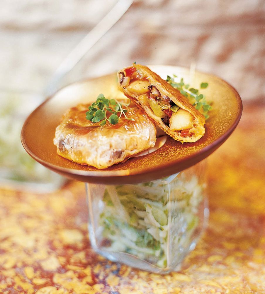 Vegetable and seafood pastillas from Asian Tapas: Small Bites, Big ...