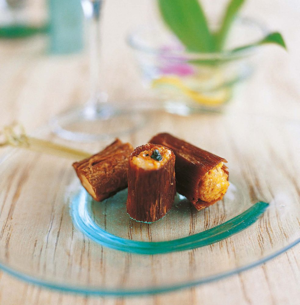 Spicy fish otah morsels from Asian Tapas: Small Bites, Big Flavors by ...