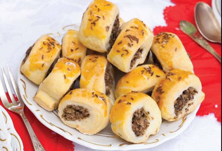Meat-filled rolls from Authentic Polish Cooking: 120 Mouthwatering ...