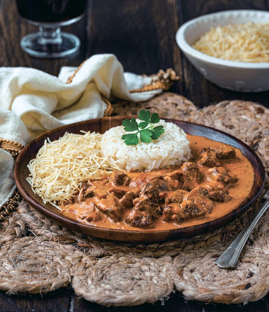 Beef Stroganoff from Authentic Brazilian Home Cooking by Olivia Mesquita