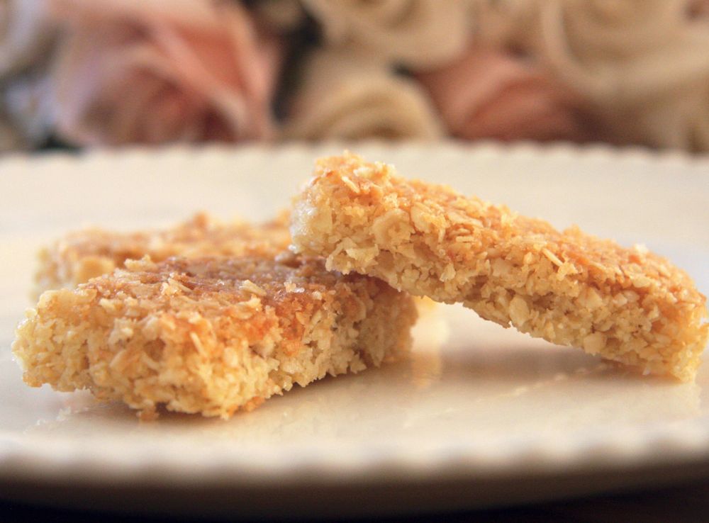 Oat Shortbread Slice from The Australian Blue Ribbon Cookbook: Stories ...