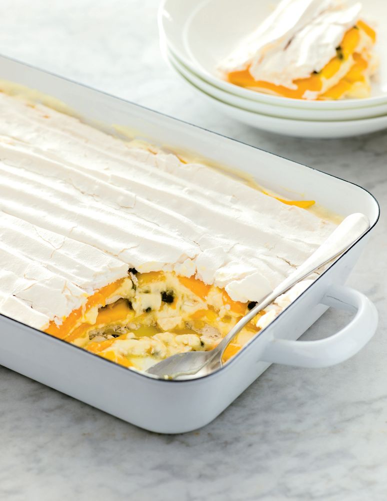 Layered Passionfruit and Mango Meringue from Bourke Street Bakery by ...