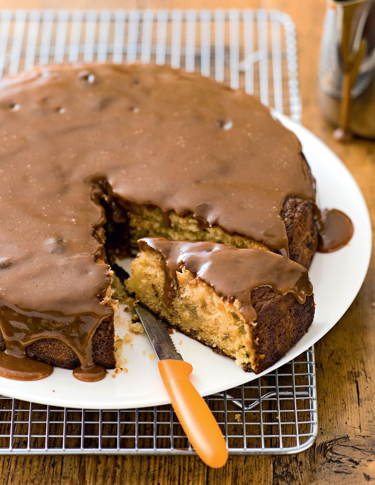 Banana Cake with Caramel Sauce from Bourke Street Bakery by Paul Allam ...