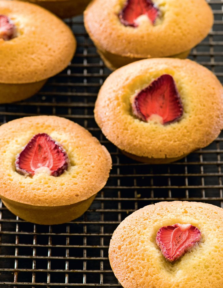 Financiers with Strawberry from Bourke Street Bakery by Paul Allam and ...