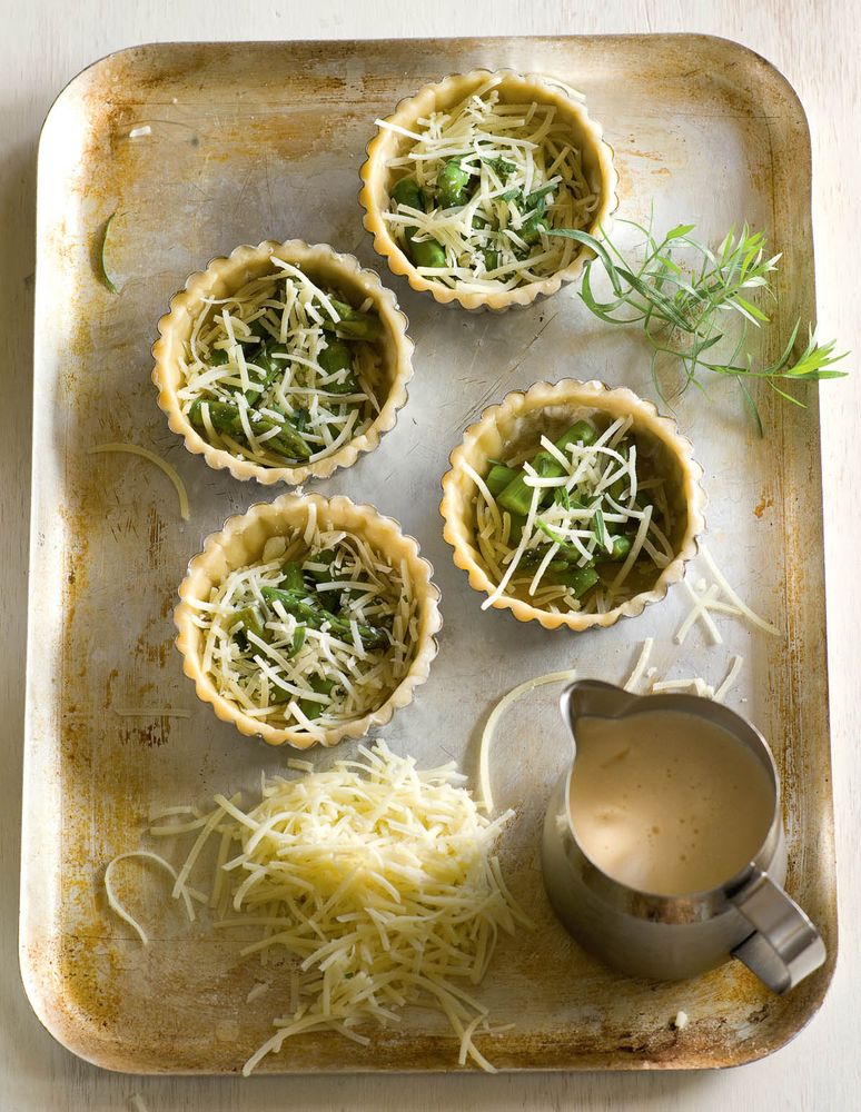 Asparagus and Gruyère Quiches from Bourke Street Bakery by Paul Allam ...