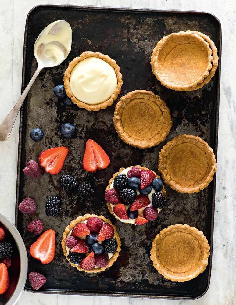 Summer Berry Custard Tarts from Bourke Street Bakery by Paul Allam and ...