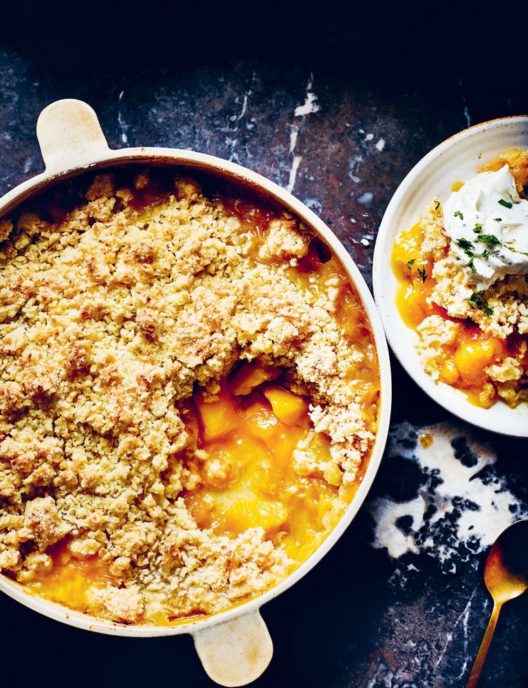 Mango Crumble with Mint Cream from Bold: Big Flavour Twists to Classic ...