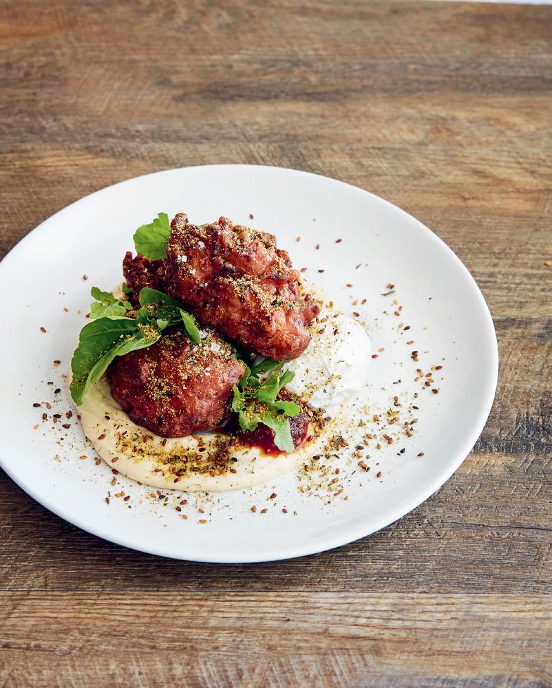 Zucchini Fritters with Hummus & Chilli Jam from Boronia Kitchen: The ...