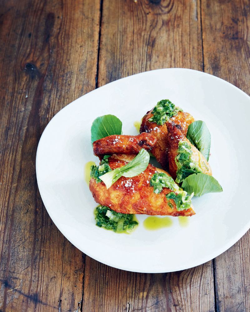 Boronia Master Stock Chicken with Baby Bok Choy & Shallot Salsa from ...