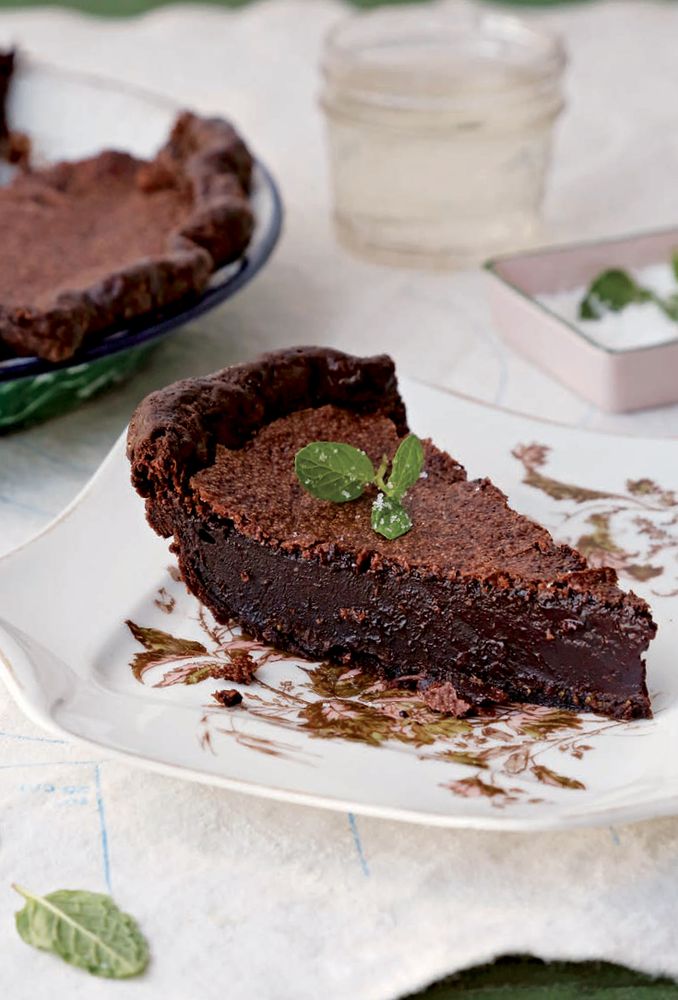 Double-Chocolate Mint Chess Pie from Back in the Day Bakery Made With ...