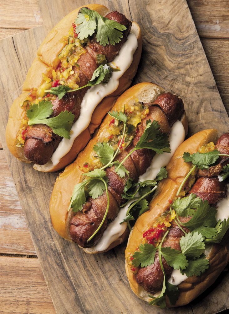 Sonoran Hot Dog from The Bacon Bible by Peter Sherman