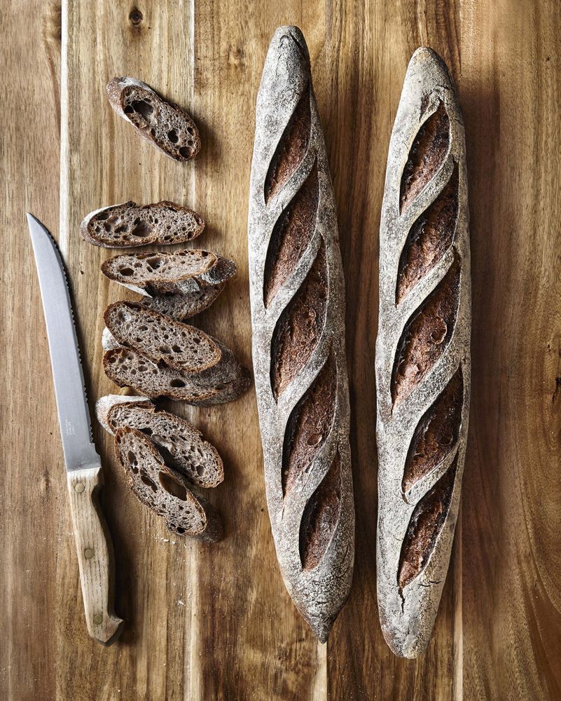 Chestnut Baguettes from Zingerman's Bakehouse by Amy Emberling