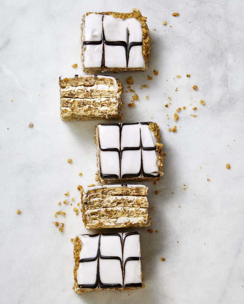 Hungarian Walnut Cream Cake from Zingerman's Bakehouse by Amy Emberling