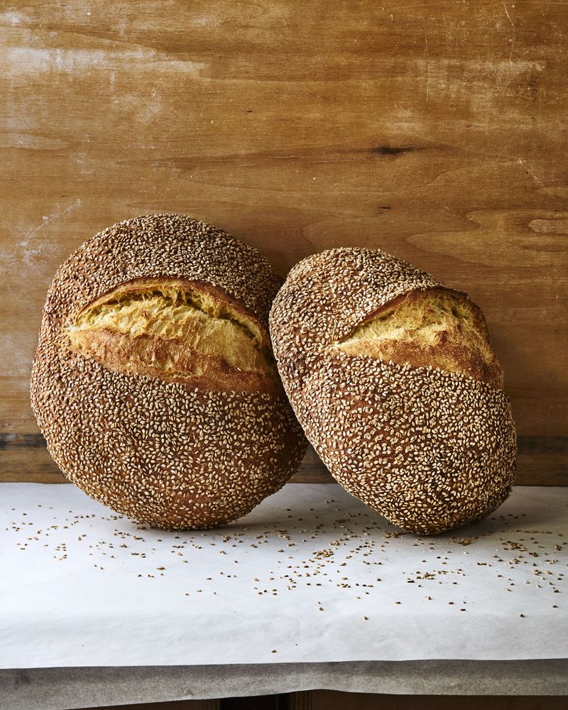 Sicilian Sesame Semolina Bread from Zingerman's Bakehouse by Amy Emberling