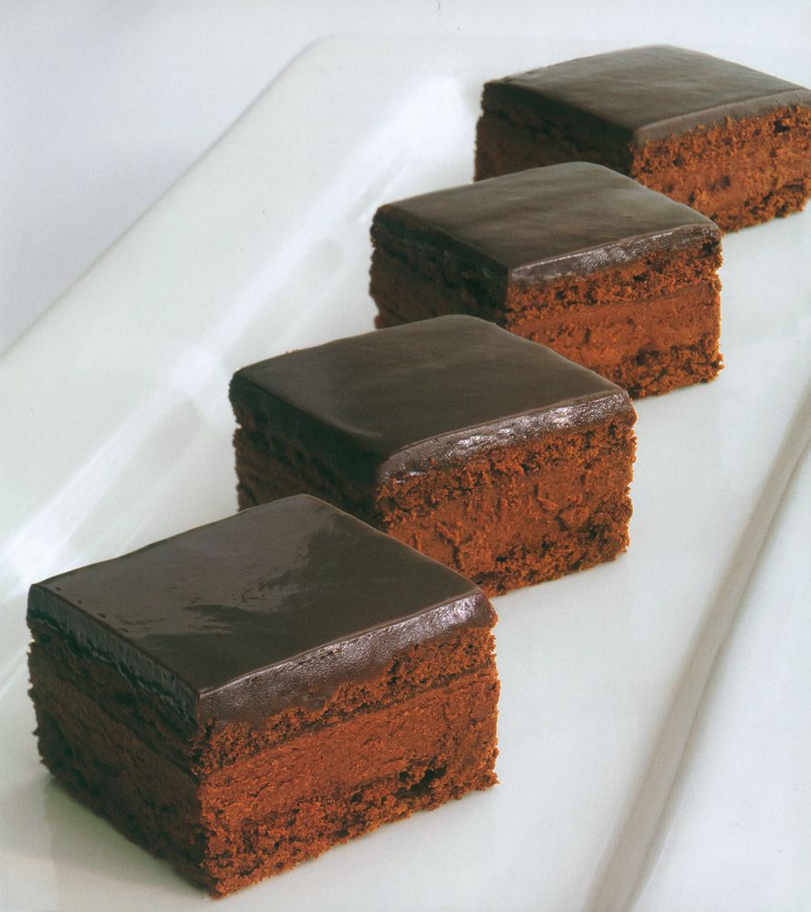 Chocolate Rigo Squares from A Baker's Tour: Nick Malgieri's Favorite ...
