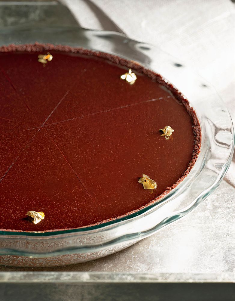 Chocolate Lacquer Glaze from The Baking Bible by Rose Levy Beranbaum