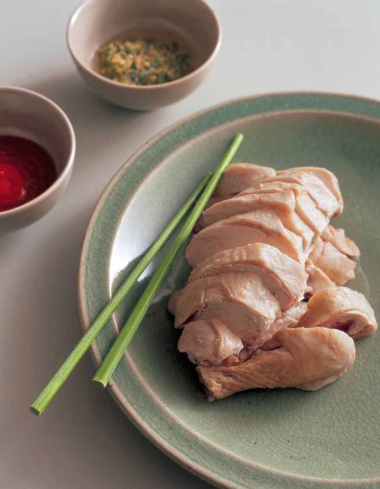 White-Cut Chicken from Balance and Harmony: Asian Food by Neil Perry