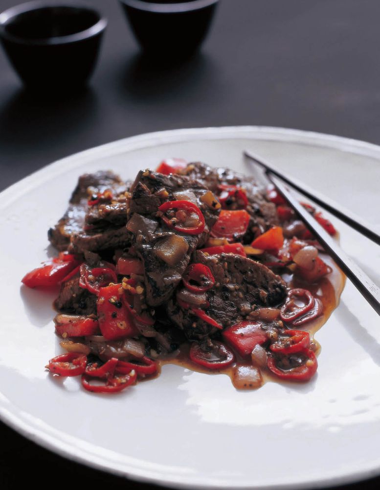 Stir-Fried Chilli Pork from Balance and Harmony: Asian Food by Neil Perry