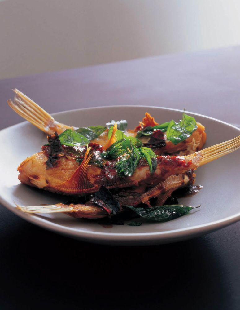 Deep-Fried Leatherjacket with Three-Flavoured Sauce from Balance and ...