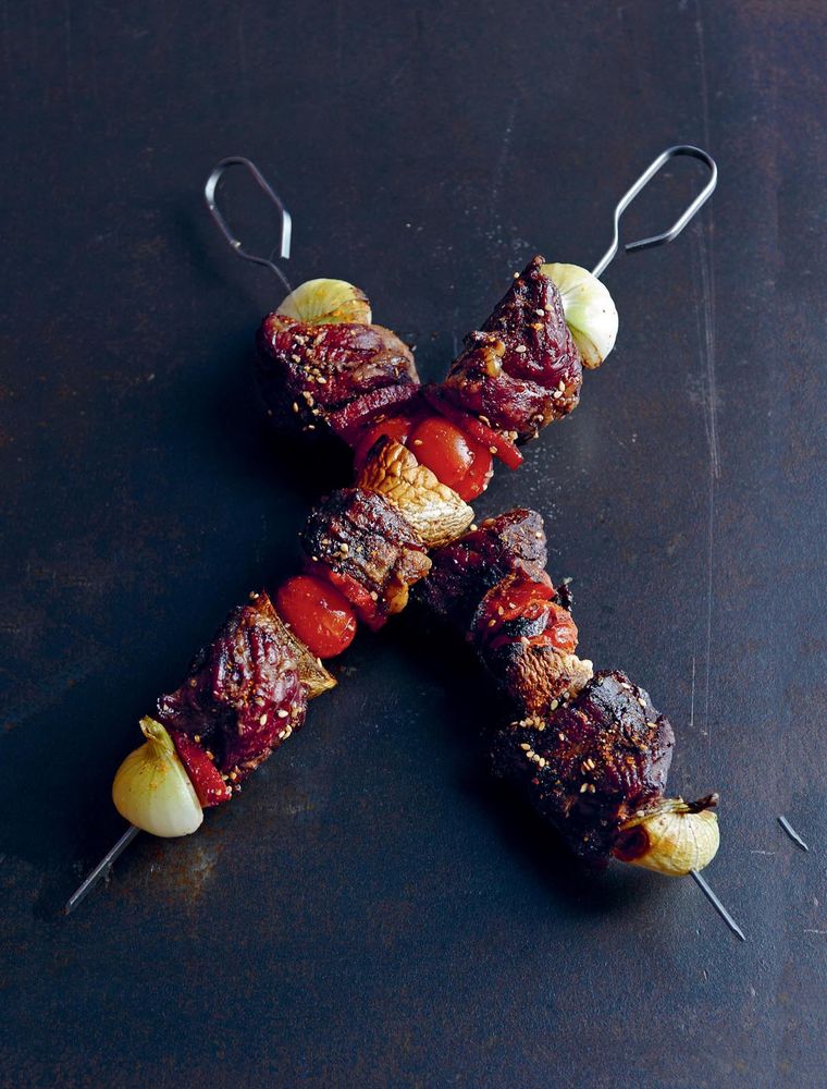 Onglet Kebabs from Stéphane Reynaud's Barbecue by Stéphane Reynaud