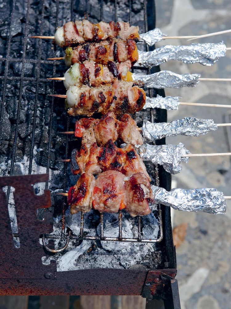 Snail-Style Skewers from Stéphane Reynaud's Barbecue by Stéphane Reynaud