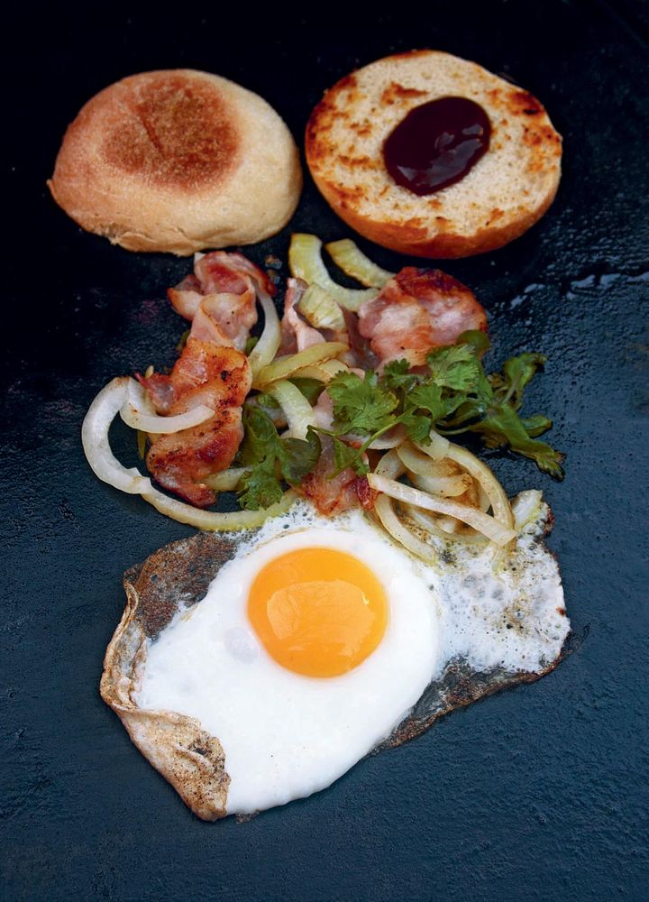 Chorizo Omelette from Stéphane Reynaud's Barbecue by Stéphane Reynaud