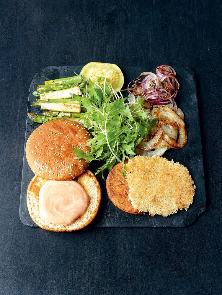 Vegetarian Burgers from Stéphane Reynaud's Barbecue by Stéphane Reynaud