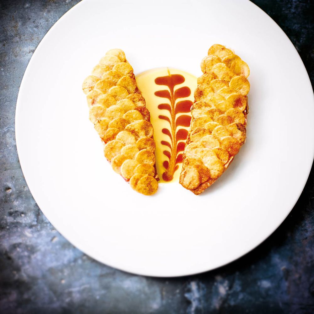 Red Mullet with Potato Scales from My Best: Paul Bocuse by Paul Bocuse