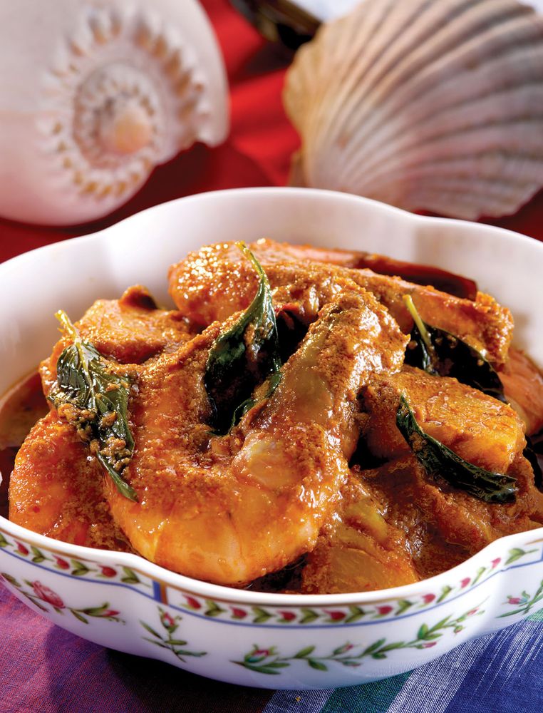 Prawns with Pineapple in Spicy Gravy from The Best of Chef Wan Volume 1 ...
