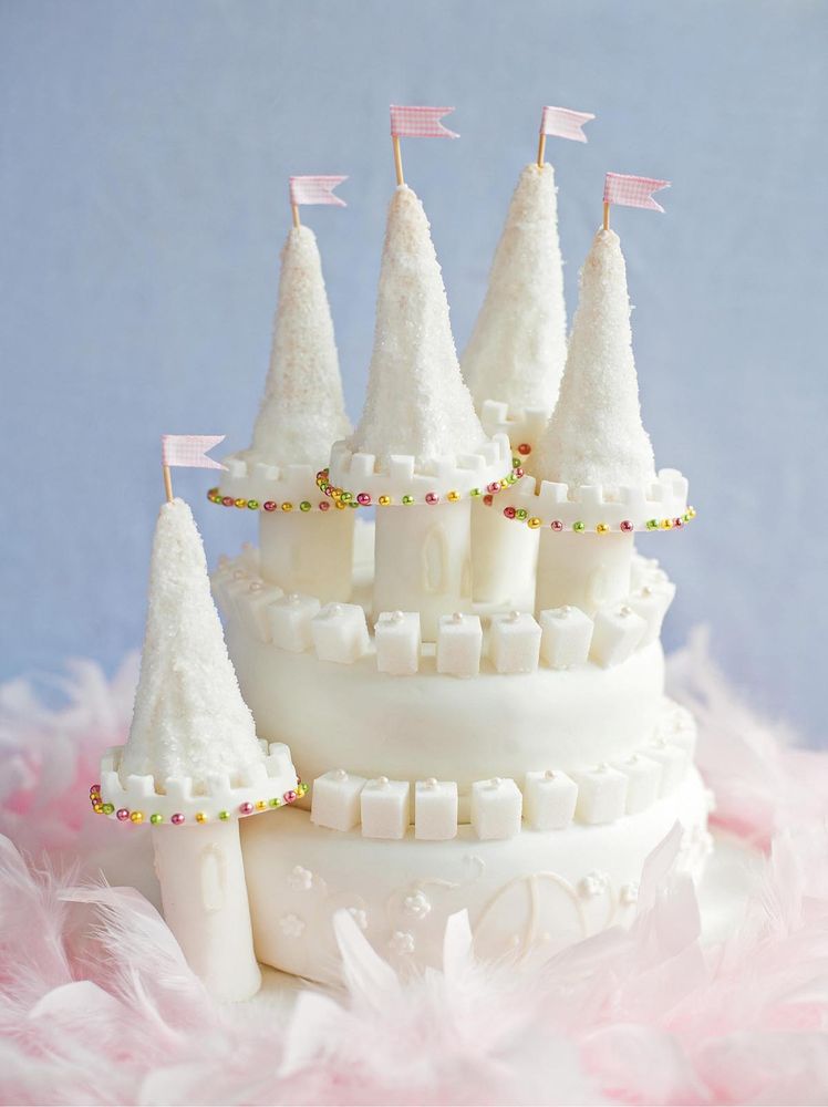 A Fantasy Castle from The Birthday Cake Book by Fiona Cairns