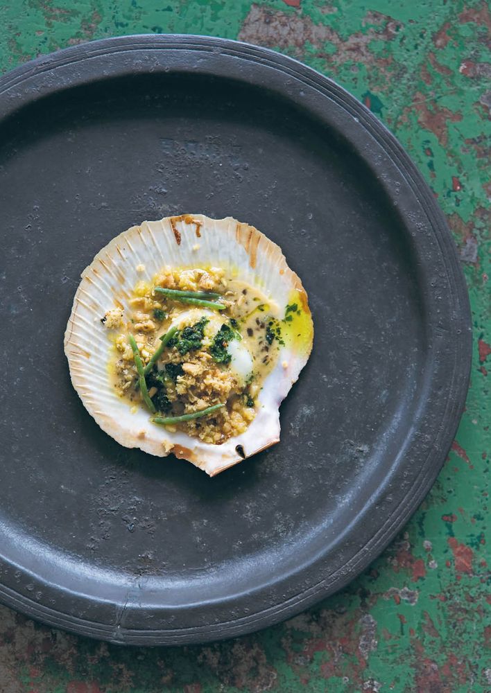 Barbecued Scallops with Seaweed Gremolata from Bistronomy: French Food ...