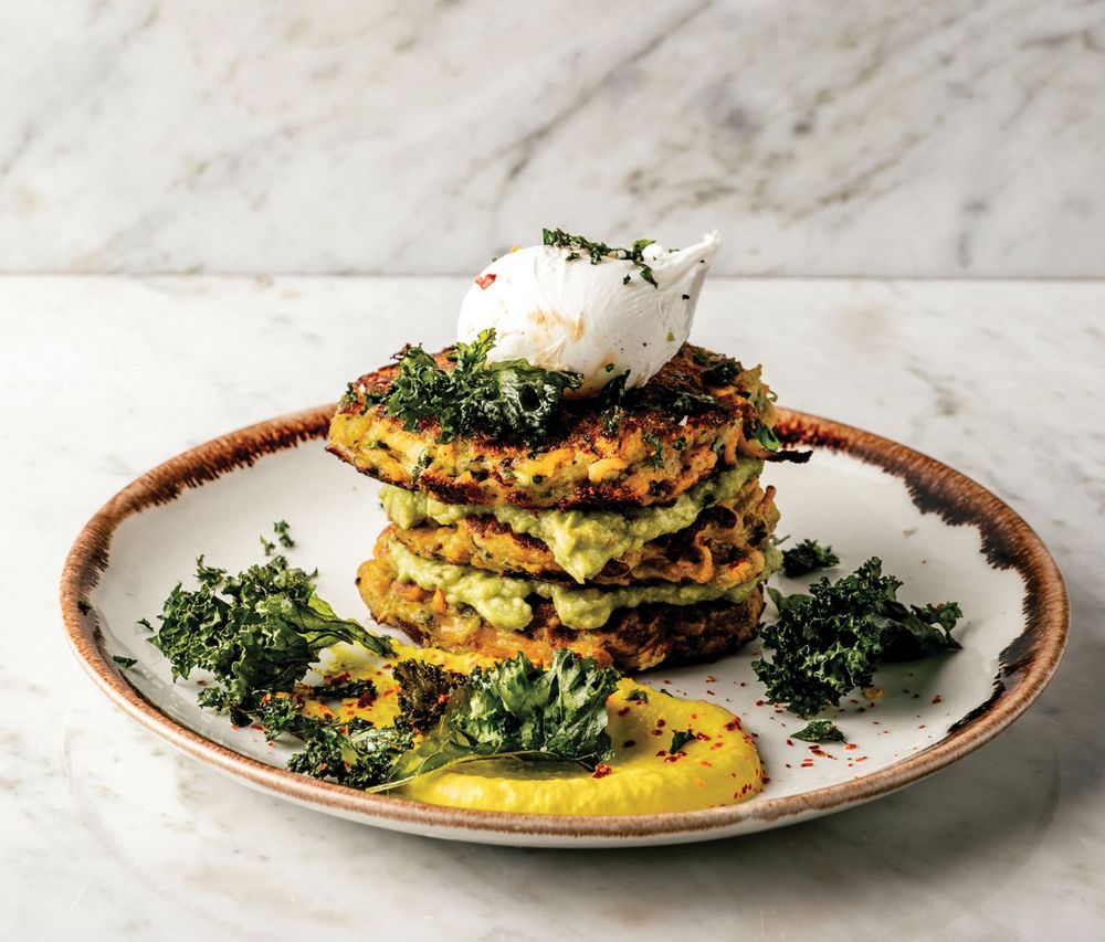 Sweet Potato, Courgette and Feta Fritters from Brunch with Brother ...