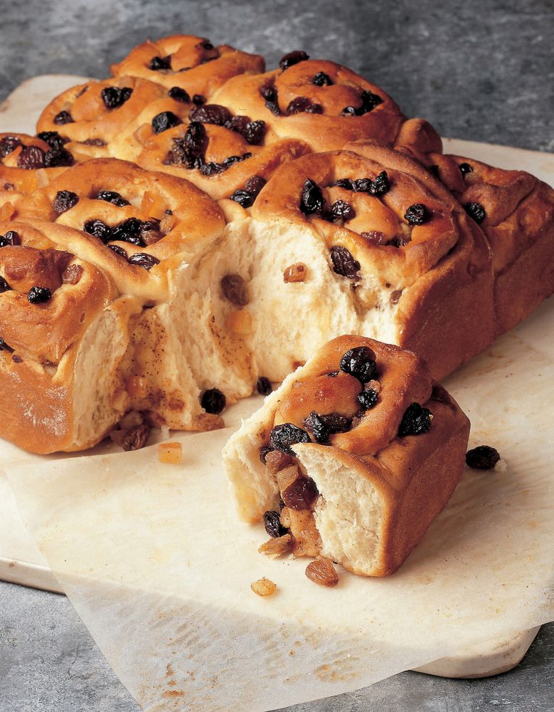 Chelsea Buns from The Ultimate Bread Machine Cookbook by Jennie Shapter