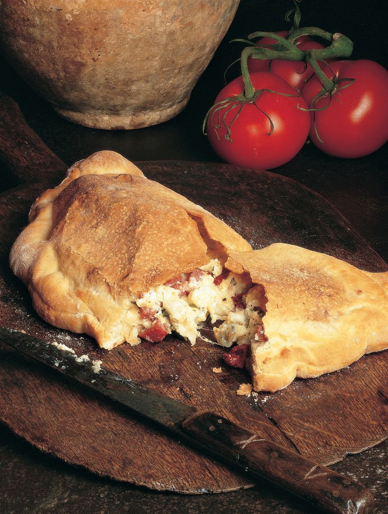 Calzone from The Ultimate Bread Machine Cookbook by Jennie Shapter