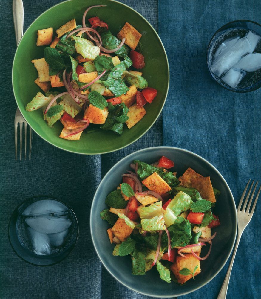 Fattoush from Nick Malgieri's Bread by Nick Malgieri