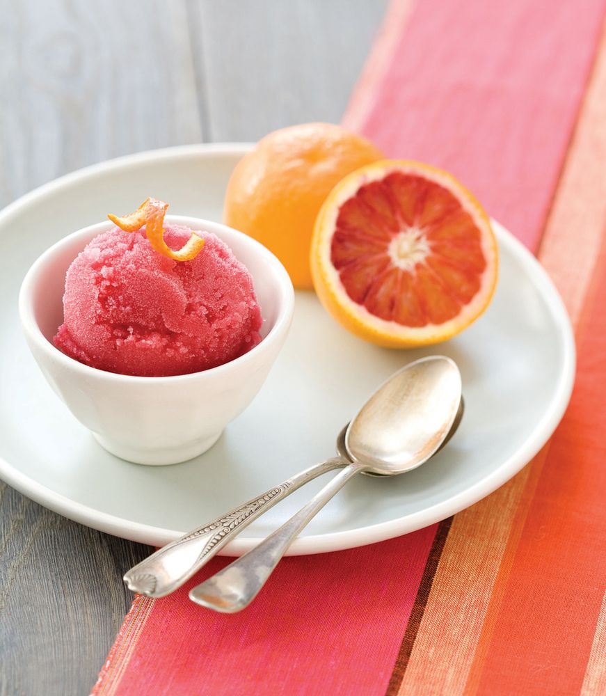 Blood Orange Mimosa Sorbet from Breakfast for Dinner by Lindsay Landis ...
